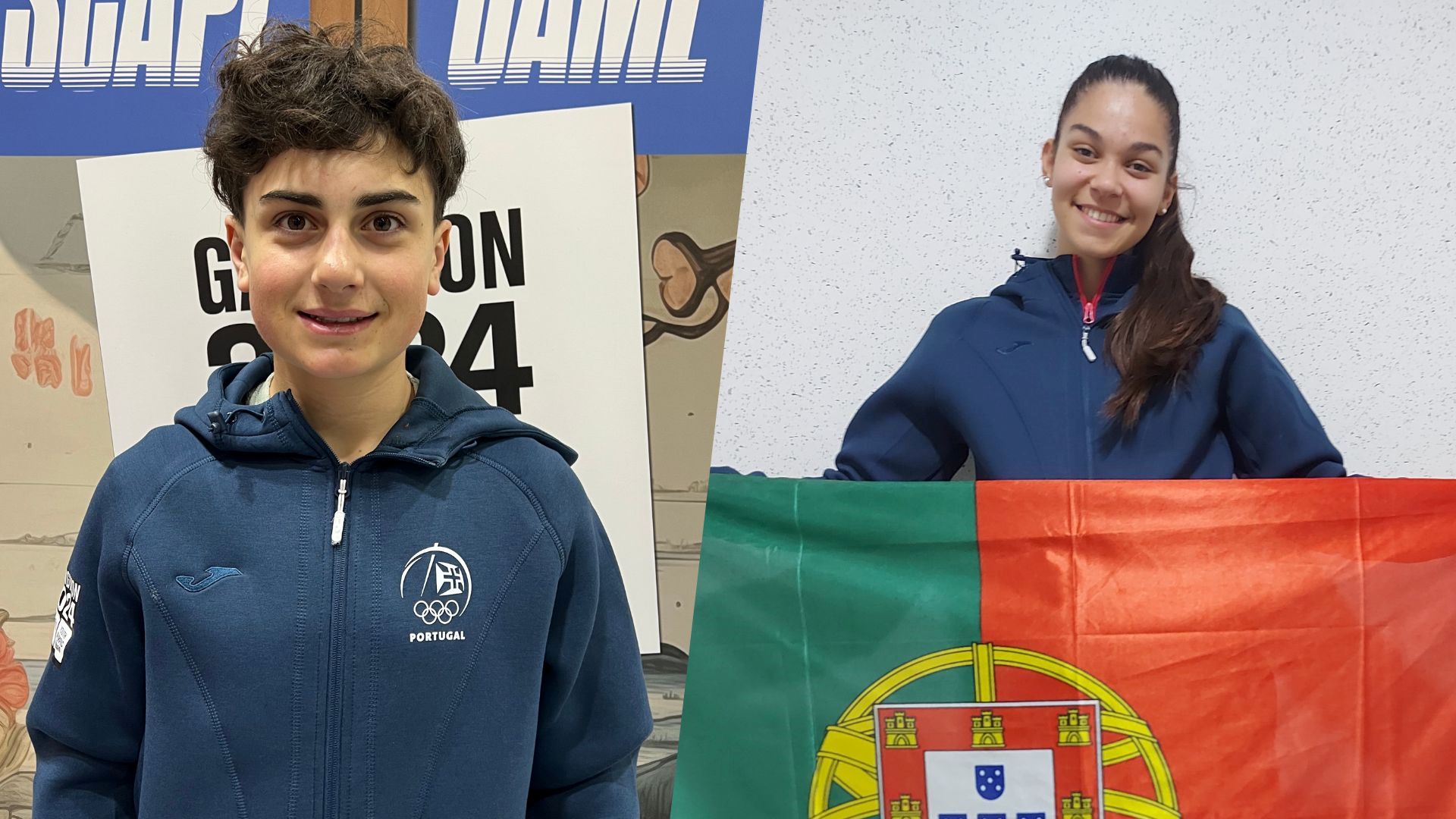 Madeirense porta-estandarte em Gangwon 2024 | RTP Madeira